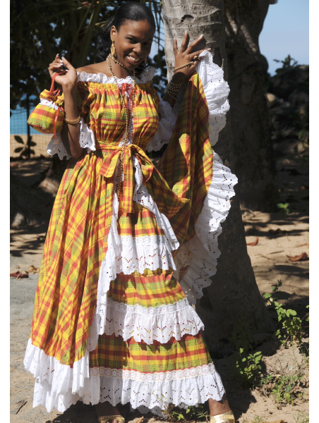 Robe Madras Tropique