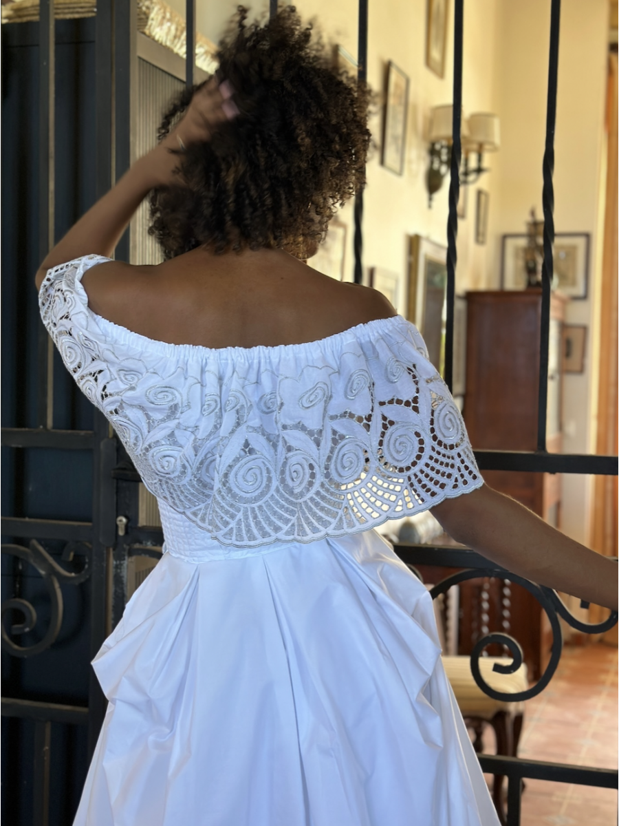 Robe Broderie Amande