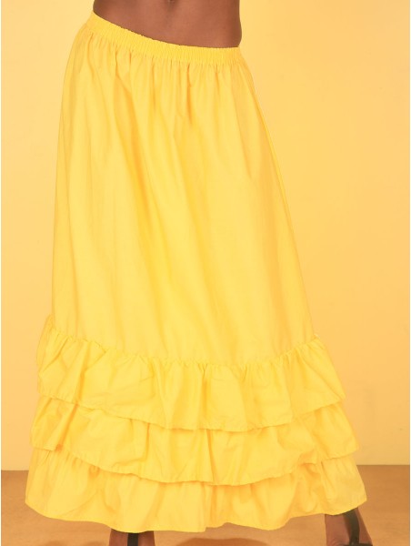 Jupon Coton Juliette Jaune Or